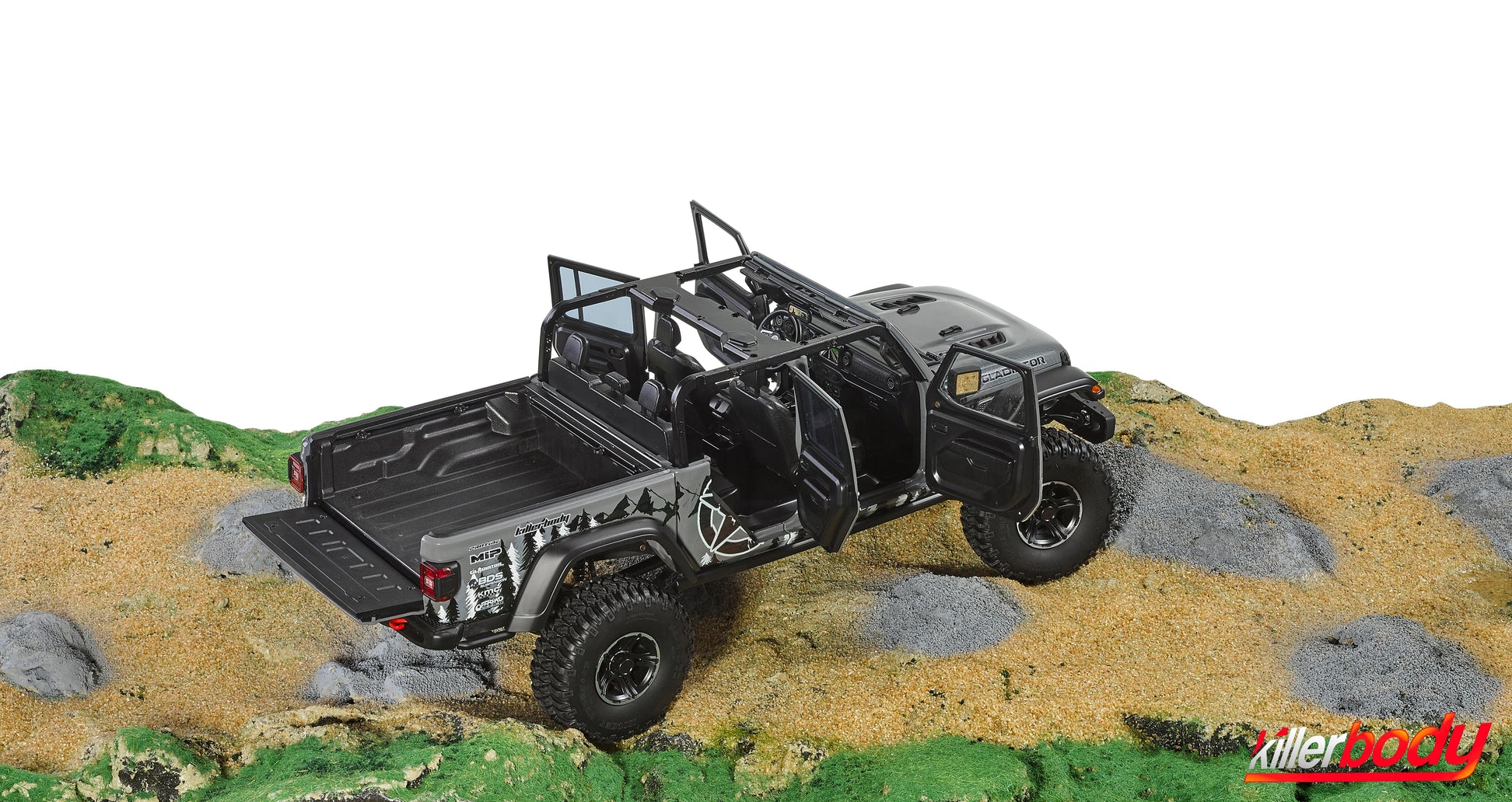 Killerbody Mercury Chassis Kit （Pre- assembled F/R axle and gearbox）Fi